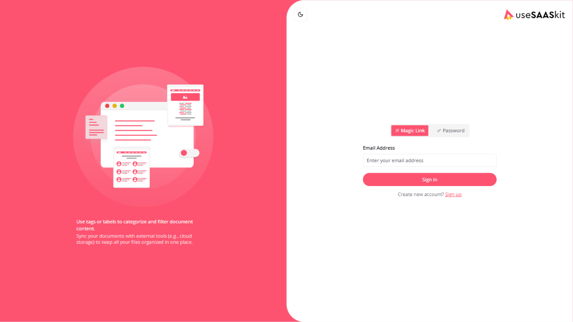 Next.js Supabase Templates | useSAASkit